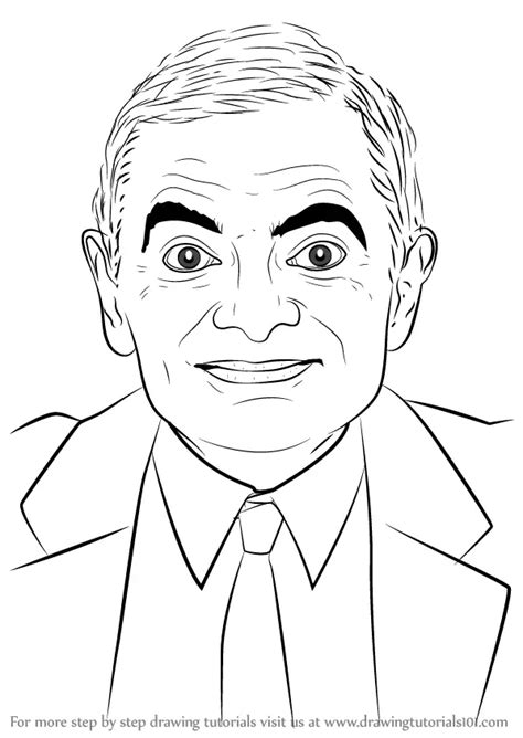 How To Draw Mr Bean Easy Step By Step How To Draw Mr Bean Step By
