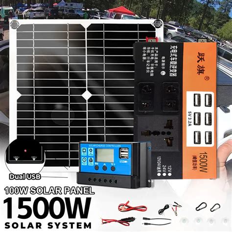 Jual 60W 100W SOLAR PANEL PANEL SURYA PEMBANGKIT LISTRIK TENAGA SURYA
