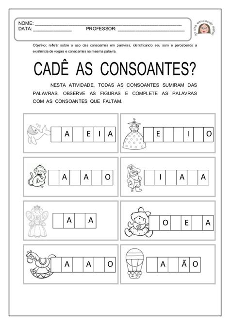 Português vogais e consoantes A Arte de Ensinar e Aprender
