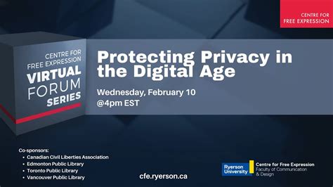 Protecting Privacy In The Digital Age Youtube