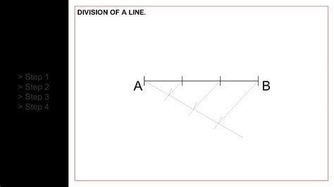 division of a line youtube