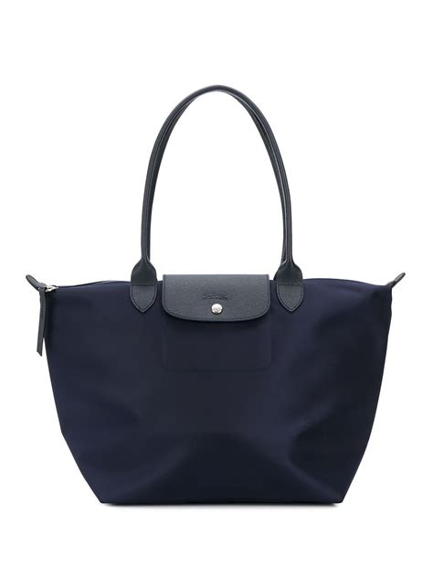 Longchamp Large Le Pliage Néo Shoulder Bag In Blue ModeSens