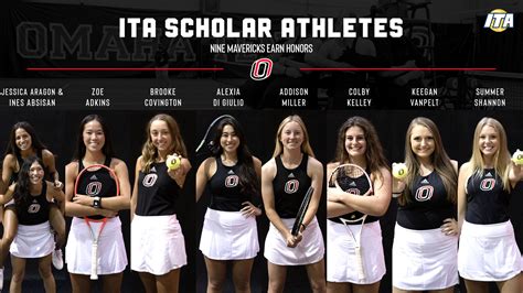 Omaha Women S Tennis On Twitter Congrats To These Nine Mavericks On