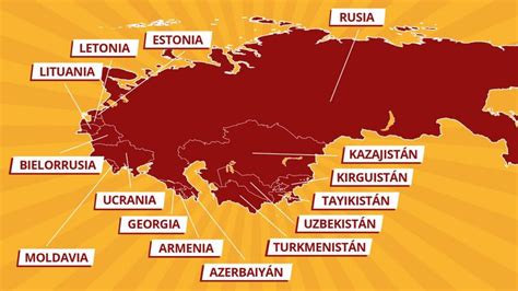 Qué países formaban parte de la URSS