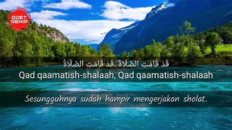 Bacaan Iqomah Qomat Arab Latin Artinya Beserta Doa Sesudah Iqomah