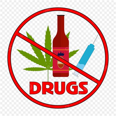 Anti Drug Clipart PNG Images Abstract Vector For Say No To Drugs