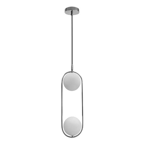 Cordel lampa wisząca chromowy 2x20W G9 klosz biały 32 32072 sklep