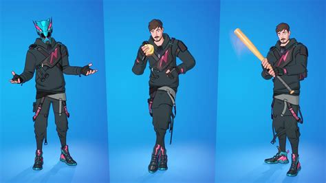 MrBeast Anime Skin Showcase With Emotes And Dances Fortnite X MrBeast