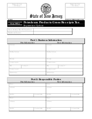 Fillable Online State Nj Form PPT 2 Update Of Registration State Of