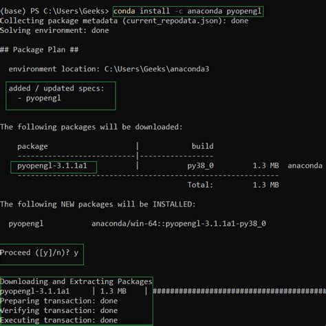 comment installer pyopengl sur windows stacklima