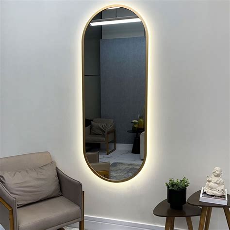Espelho Led Embutido Retangular Decore Pronto