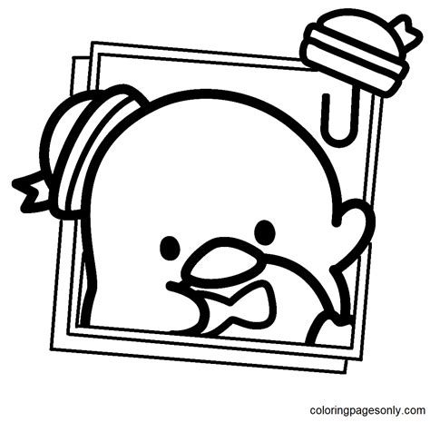 Tuxedo Sam Sanrio Coloring Page Coloring Pages