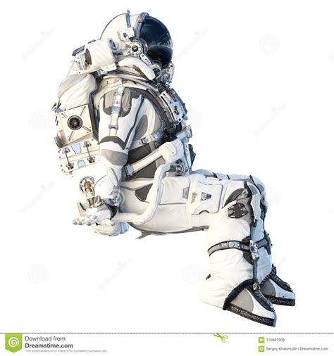 Astronauta En Blanco Técnicas Mixtas Foto de archivo Imagen de medio