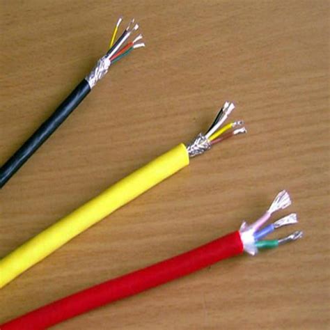 Silicone Rubber Insulated And Sheathed Copper Wire Braided Control