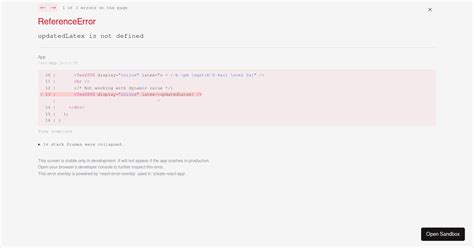 React Hook Mathjax Examples CodeSandbox