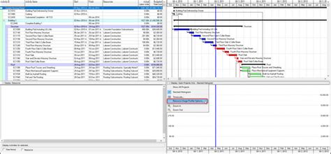 Stacked Histograms To Monitor Resource Loadings In P