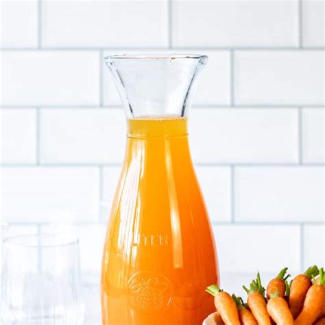 Orange Carrot Juice Immune Boosting Baking Ginger