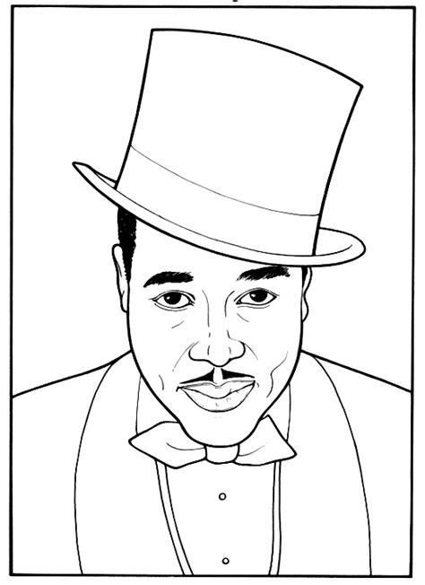 Duke Ellington Color Sheet Clip Art Library