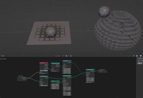 scaling faces by proximity using geometry nodes modeling blender artists community