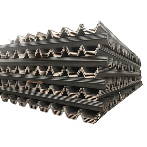 Steel Sheet Pile Interlocking Sheet Z Type U Type En10249 S355jr S355j0