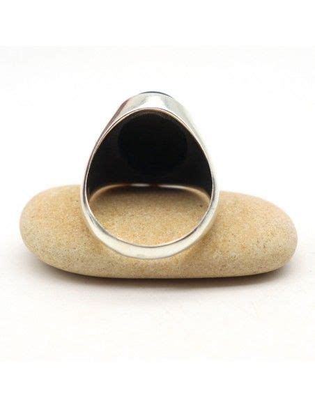 Bague Argent Pour Homme Et Onyx Noir Boutique Mosaik Bp
