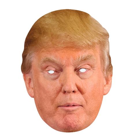 Masque En Carton De Donald Trump USA