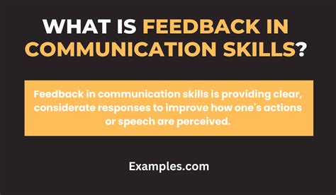 Feedback In Communication Skills Examples How To Write