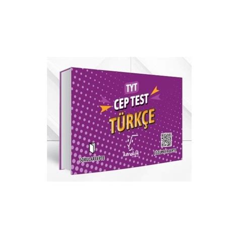 Karekök Yayınları TYT Türkçe Cep Test 9786057554833