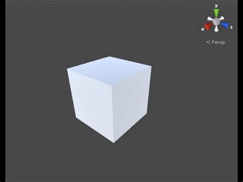 HOW TO MAKE A CUBE IN UNITY YouTube
