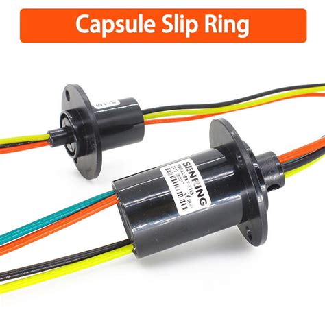 SENRISE Conductive Slip Ring 2 Wires 8 Wires Collector Ring Rotating