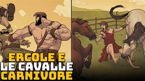 Ercole Contro Le Cavalle Carnivore Di Diomede Mitologia Greca Le 12
