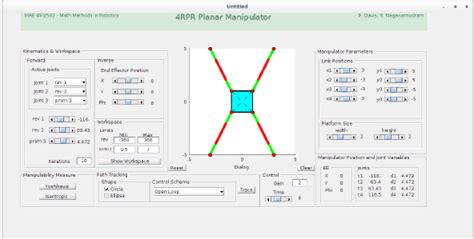 Analysis Of A Rpr Manipulator File Exchange Matlab Central
