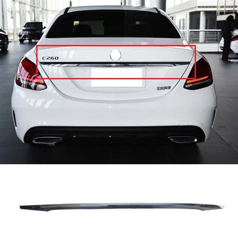 Moldura Cromada Para Parachoques Trasero Superior De Mercedes Benz