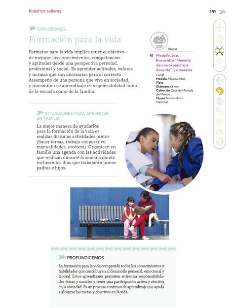 Nuestros Saberes Sexto grado Página 199 de 257 Libros de Texto Online