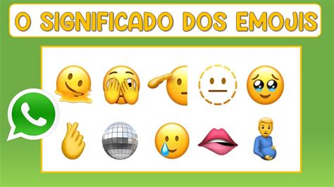 O Significado Dos Novos Emojis Whatsapp Youtube