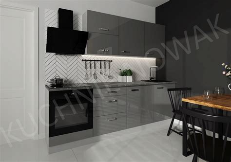 MEBLE KUCHENNE JULIA I 240 CM POŁYSK MDF 112732 Cena Opinie
