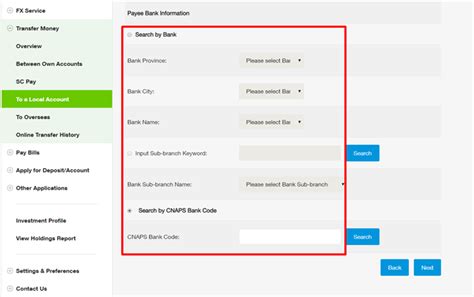 Online Banking Fund Transfer Ways To Bank Standard Chartered China