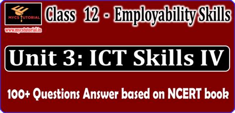 Cbse Class Employability Skills Chapter Wise Question Bank With