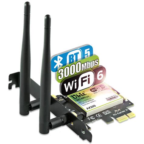 Buy Ubit Ax Ac Wifi Card Dual Band Mbps Ax Pcie Bluetooth