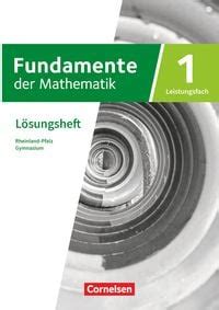 Fundamente Der Mathematik Schuljahr Rheinland Pfalz