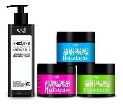 Kit Widi Care Super Poderosas acidificante Infusão 2 0 300g widi c