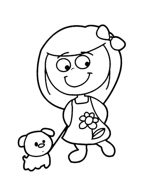 Coloriage Petite Fille Imprimer Sur Coloriageenfant