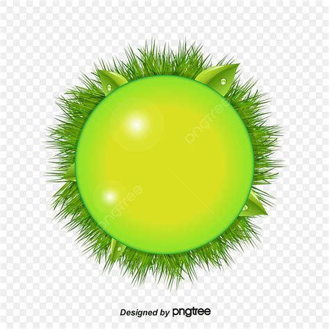 Círculo Verde Dos Desenhos Animados PNG Vetor Dos Desenhos Animados