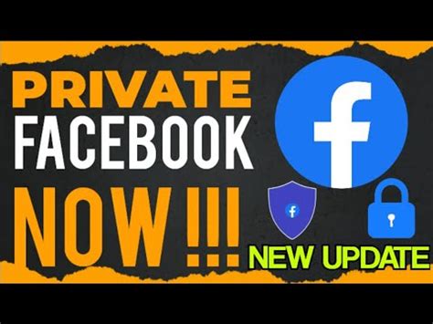 Paano Gawing Private Ang Facebook Account Mo Ngayong Facebook
