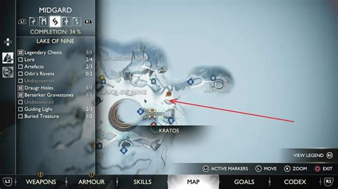 Lake Of Nine Artifact Locations God Of War Ragnarok GAMERPILLAR