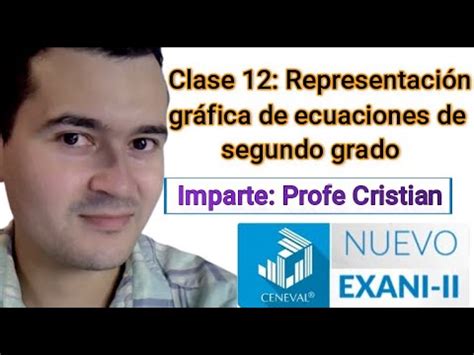 Clase Representaci N Gr Fica De Ecuaciones De Segundo Grado Curso