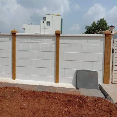 Panel Build RCC Readymade Compound Wall For Boundary Thickness 50 Mm