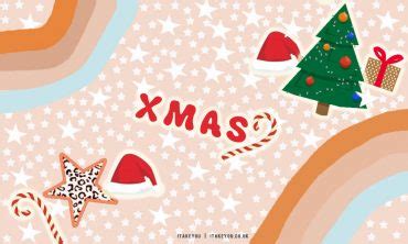 Preppy Christmas Wallpaper Ideas Pink Background For Laptop Pc