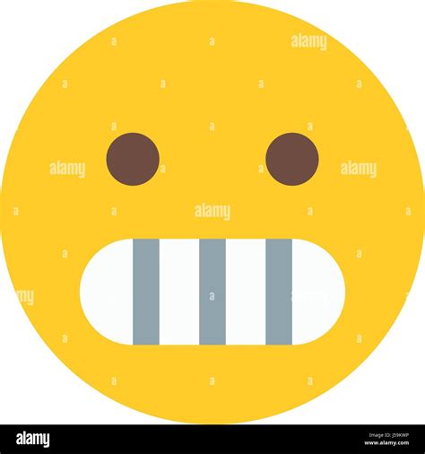 Emoji nervioso Imágenes vectoriales de stock Alamy