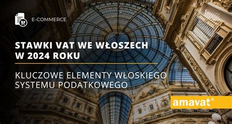 Stawki VAT we Włoszech w 2024 roku